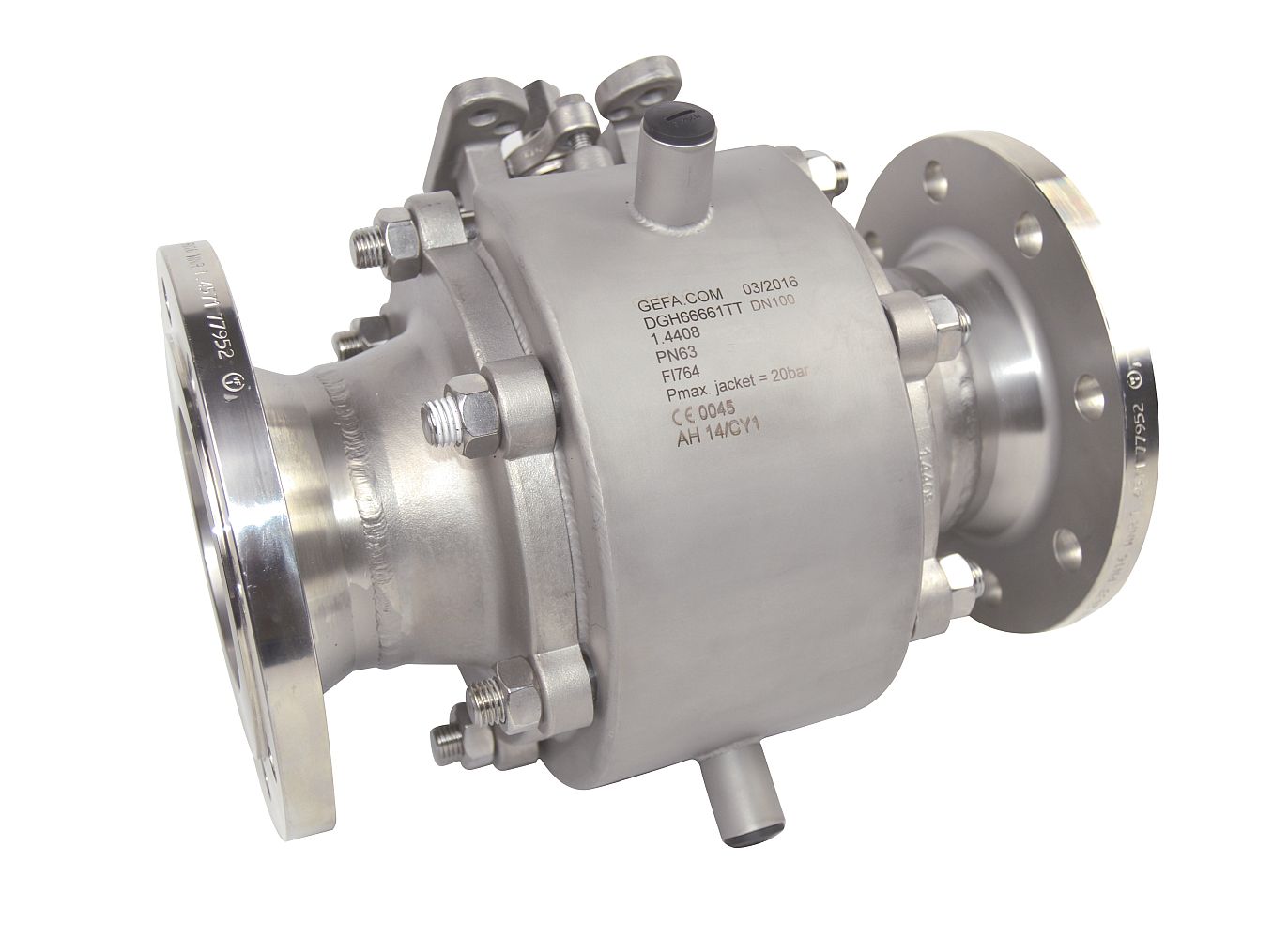 Ball Valve with heating jacket | GEFA.com